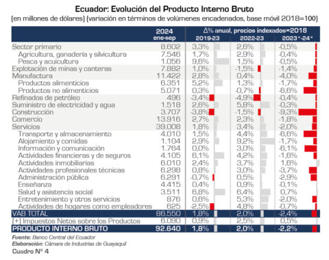 Ecuador: Perspectivas económicas 2025 | Revista Industrias